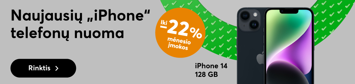 Išmanieji, mobilieji telefonai | Kainos | Išsimokėtinai | BITĖ