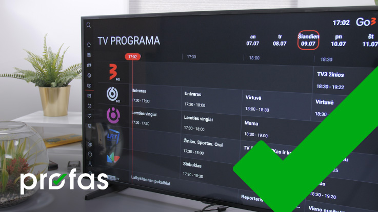 Kaip pradėti naudotis naujos kartos televizija „GO3|BITĖ“ įvairiuose ...